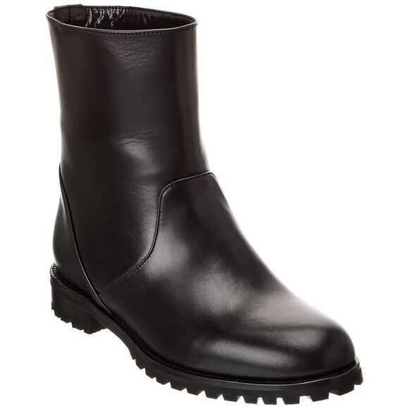 Manolo Blahnik | Shoes | Manolo Blahnik Motosa 3 Leather Boot Black ...
